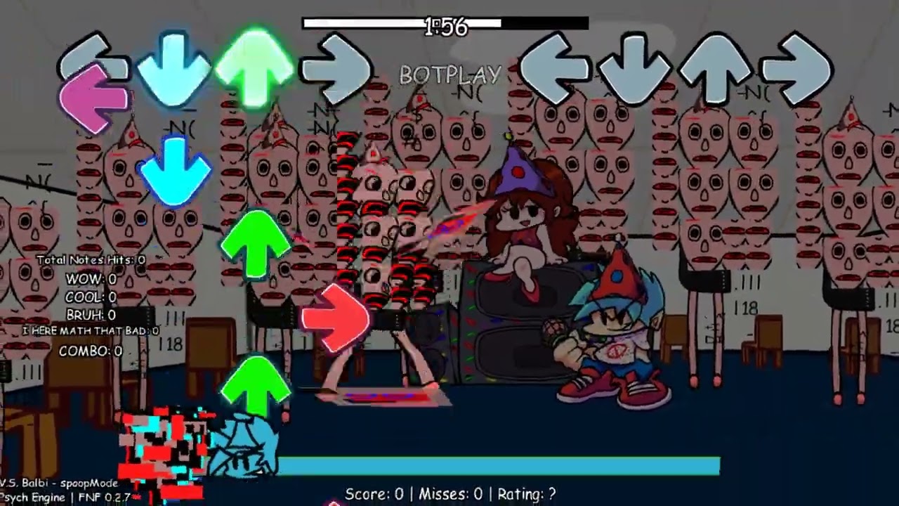 FNF: VS SpoopBalloon / FNF BALDIS BASICS Friday Night Funkin' – VS ...