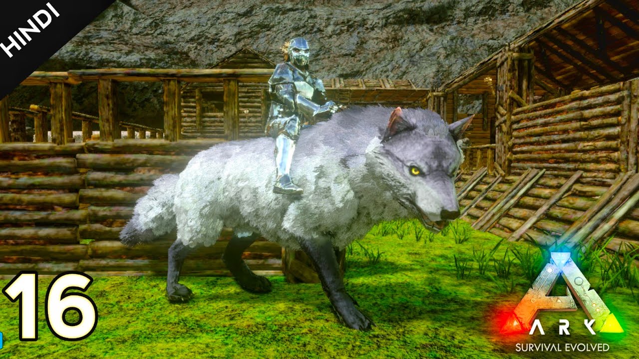 ARK Mobile : Taming Dire Wolf | Hindi Gameplay | Solo | Episode 16 ...