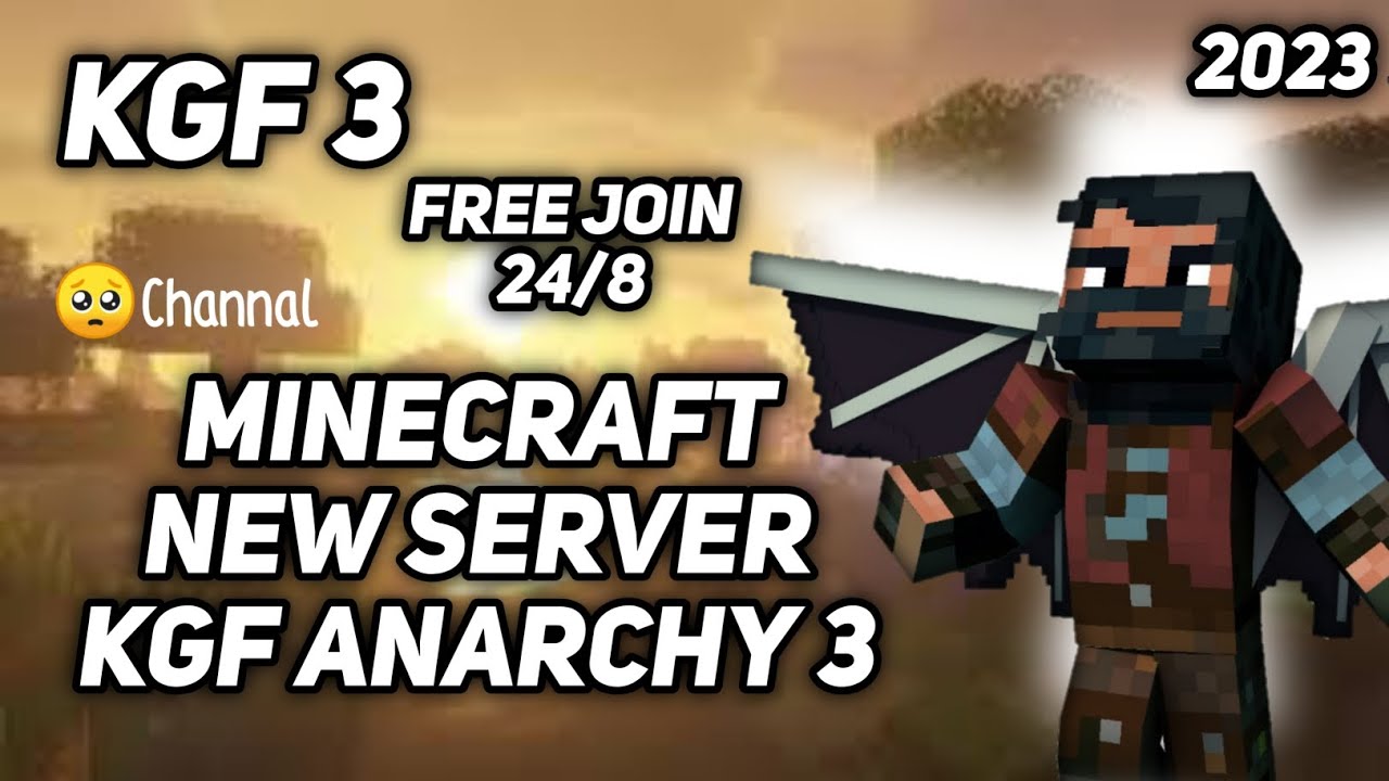Minecraft KGF ANARCHY3 RELEASED🤩minecraft server malayalambedrock+java ...