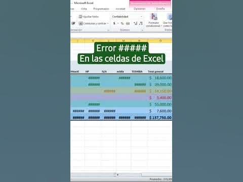 Resolver errores en Excel - YouTube