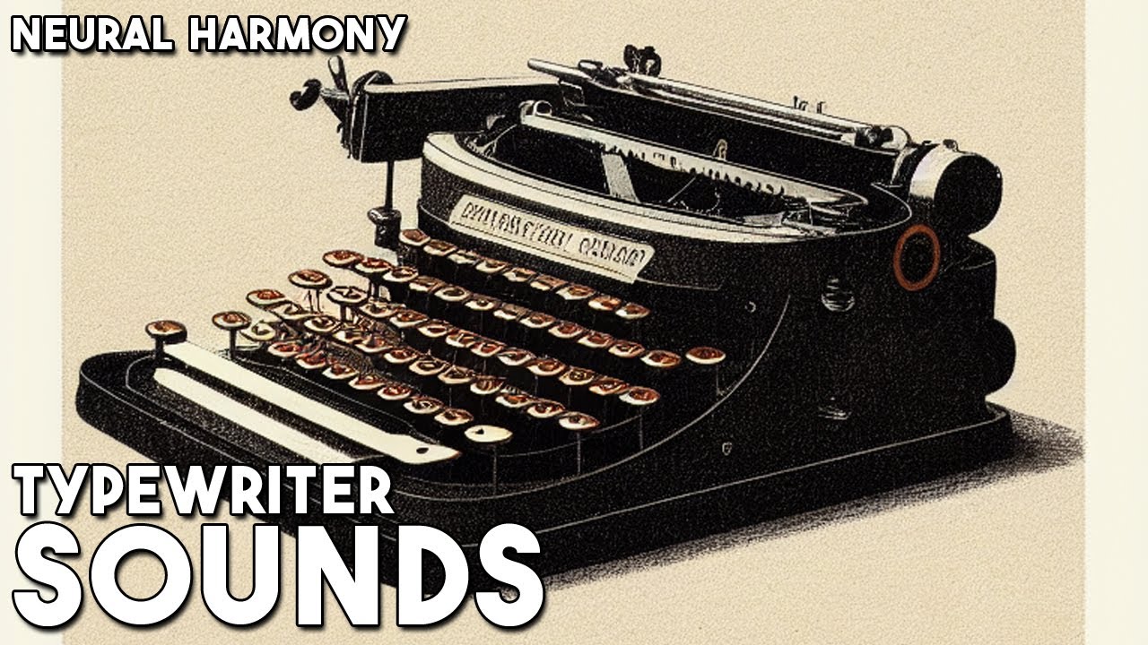 Vintage ASMR Delights | Nostalgic Typewriter Sounds & AI Time-Lapse ...