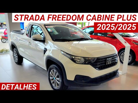 Fiat Strada Freedom Cabine Plus 2025 chega por R$99.390 no CNPJ ou Mei ...