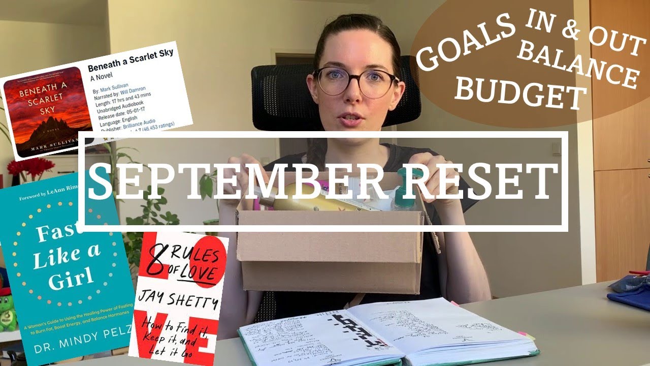 SEPTEMBER RESET | Goals, finances, in-and-out balance - YouTube