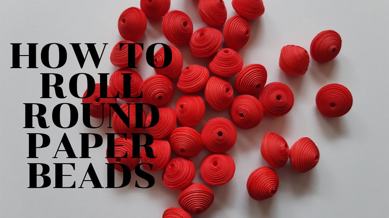 HOW TO ROLL ROUND PAPER BEADS YouTube how-to-roll-round-paper-beads-youtube
