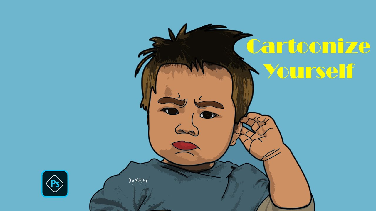 How To Cartoonize a Picture in Photoshop | Photoshop Tutorial | Easiest ...