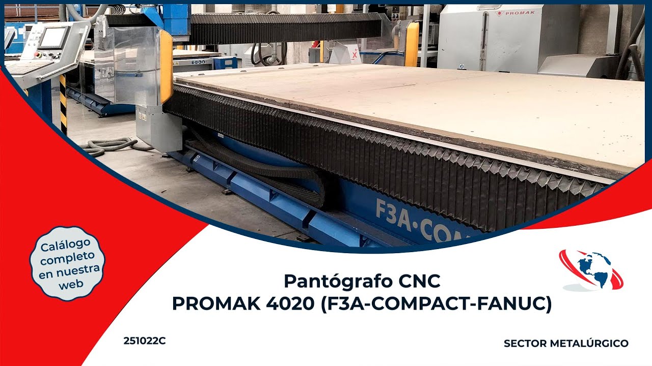 Pantógrafos CNC PROMAK 4020 - YouTube