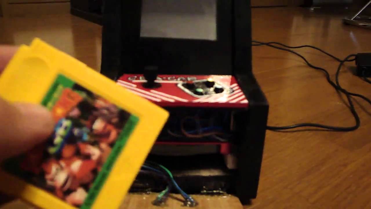 Gameboy Advance SP Mini Arcade Cab Mod "GBA-CAB" - YouTube