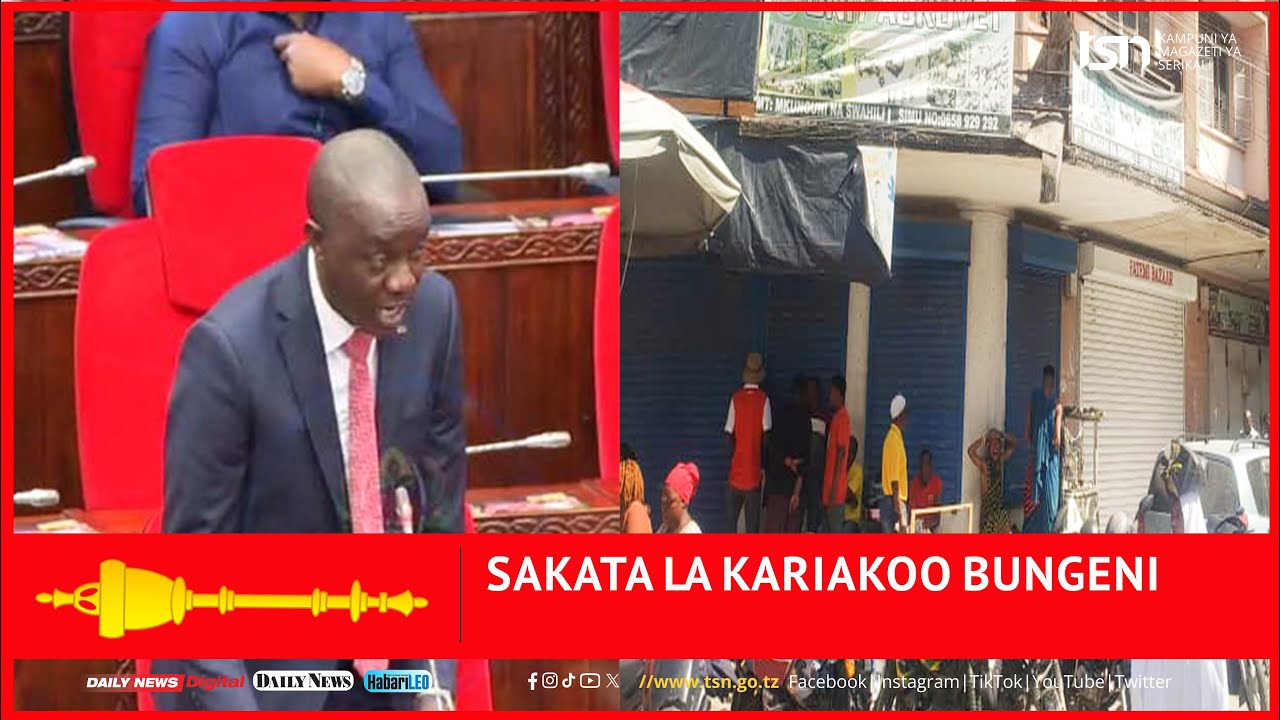 MSUKUMA AFIKISHA SAKATA LA KARIAKOO BUNGENI - YouTube