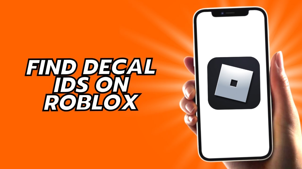 How To Find Decal IDs On Roblox - YouTube
