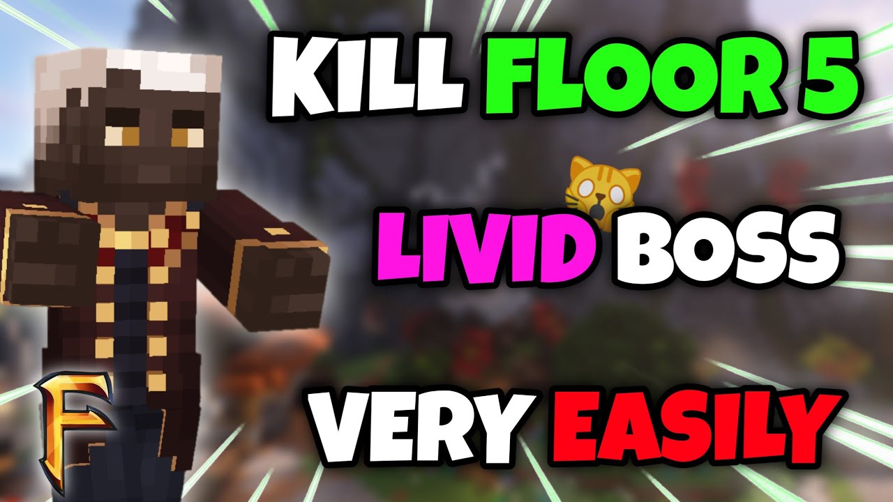 How To Kill Floor 5 Livid Boss (Dungeons) In Fakepixel Skyblock - YouTube