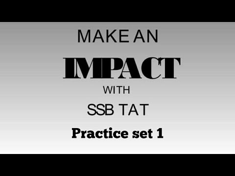 SSB TAT Practice Set-1 - Thematic Apperception Test -TAT Practice - SSB ...