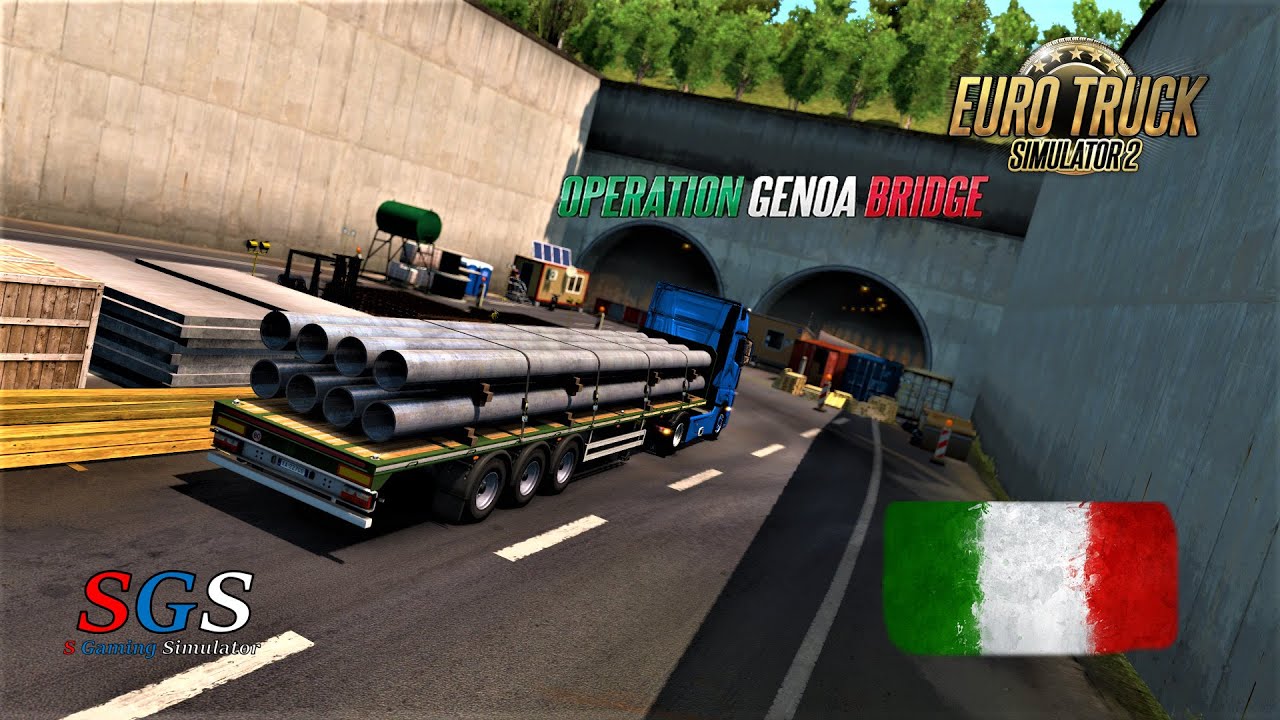 |ETS2 1.37| Operation Genoa Bridge [Gameplay #2] - YouTube