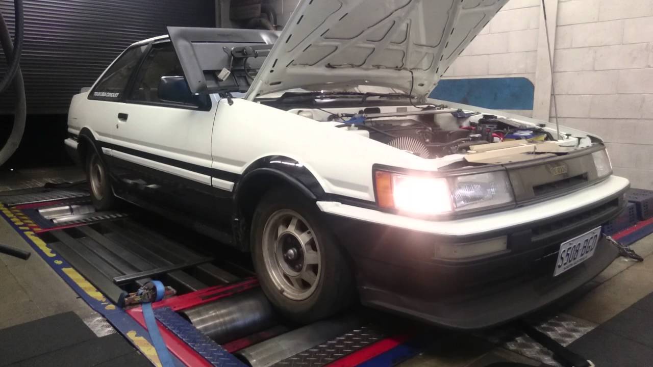 AE86 20v Black Top 4AGE - YouTube