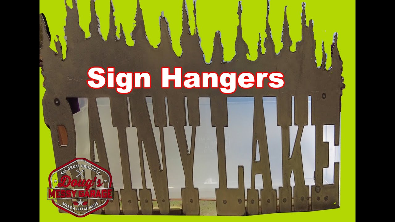 CNC Plasma Cutting Mounting tabs for Metal Signs: Ep 2 - YouTube