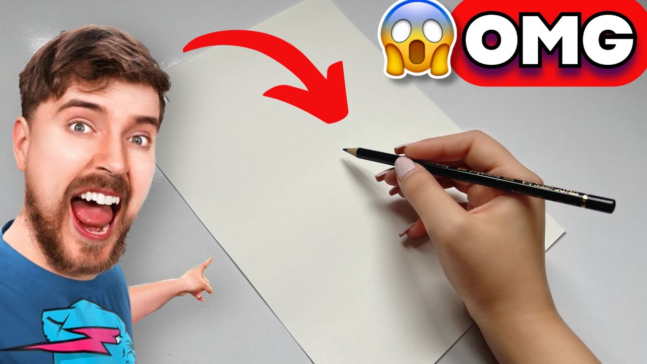 The most real painting of MR BEAST😱 - YouTube
