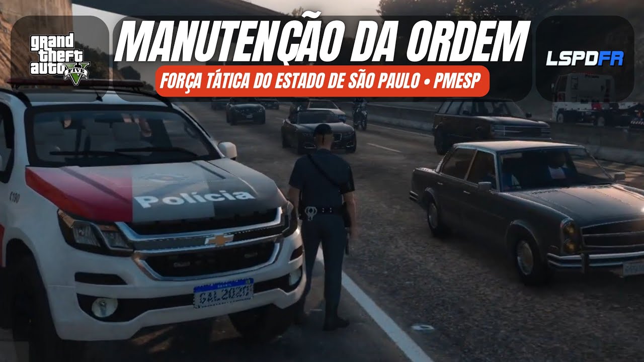 GTA V • LSPDFR | Denúncia de Racha • Força Tática PMESP | Jason Bourne ...