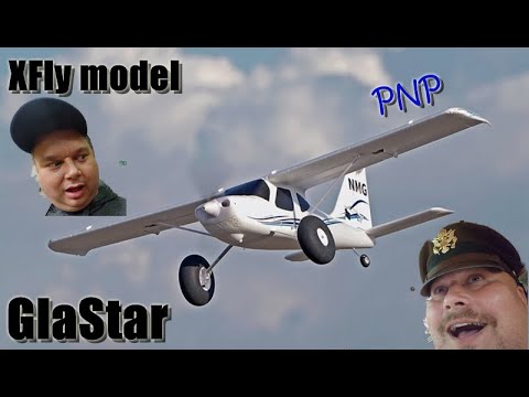 XFly GlaStar 1233mm Wingspan PNP 3S power EPO Trainer RC plane Unboxing ...