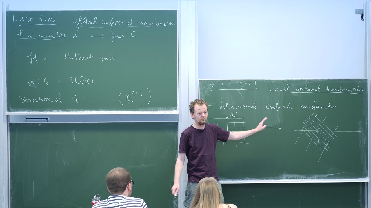 Introduction to conformal field theory, Lecture 2 - YouTube