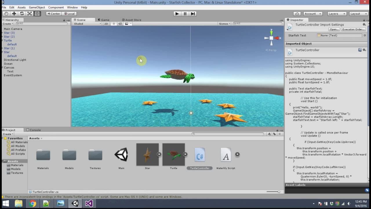 Introduction to Unity, Part 3: Adding a User Interface - YouTube