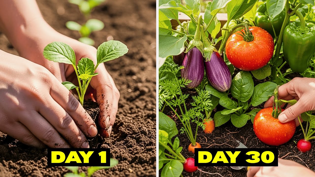 10 EASIEST Veggies to GROW at Home FAST | Best Vegetables for Beginners ...