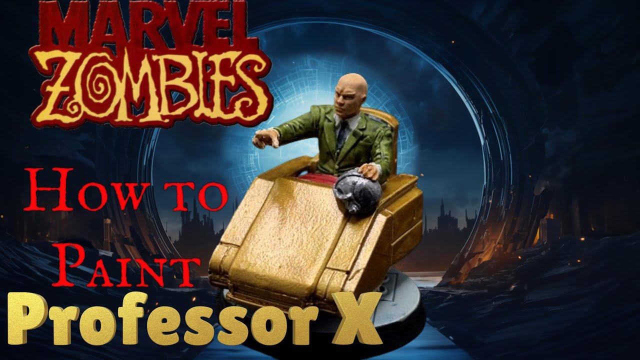Let's Speed Paint Professor X from Marvel Zombies a Zombicide Game ...