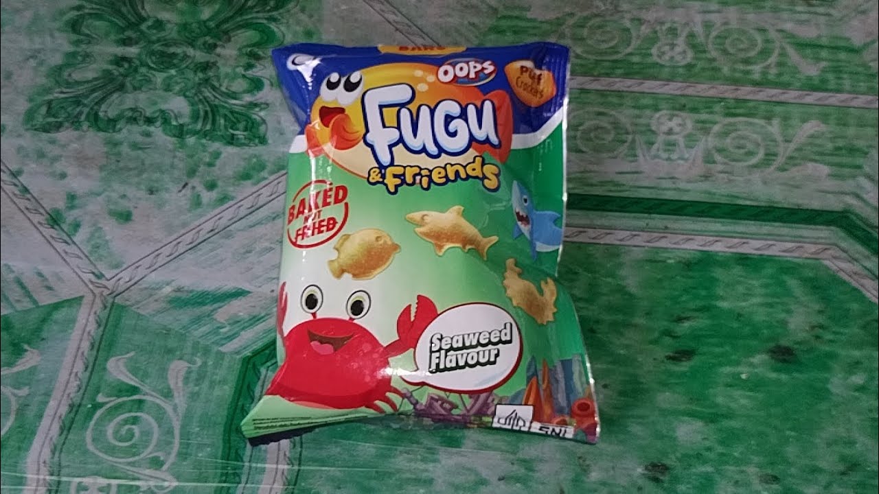 Bedah Kemasan #110 : Oops Fugu & Friends Seaweed Flavour - YouTube