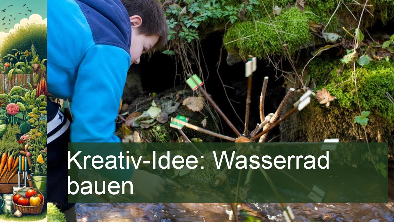 Wasserrad selber bauen: So geht's - YouTube