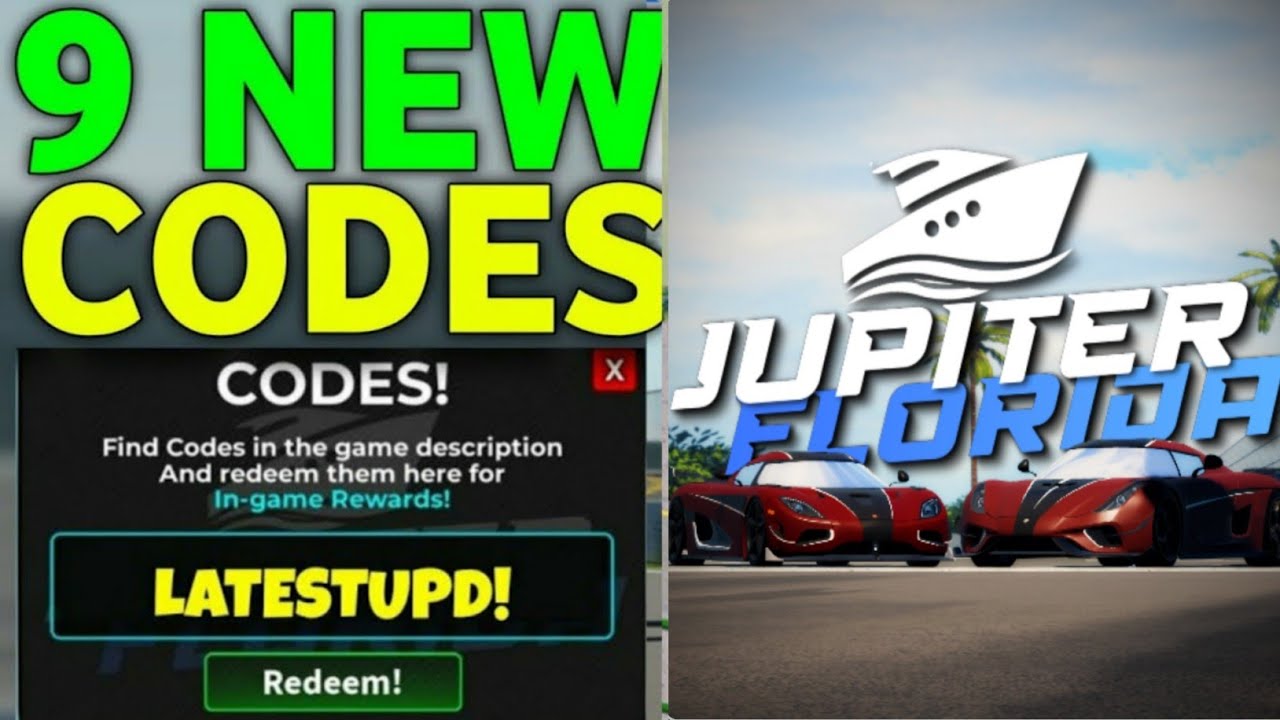 UPDATE🔥JUPITER FLORIDA CODES SEPTEMBER 2024 | ROBLOX JUPITER FLORIDA ...
