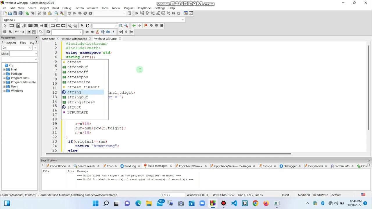without argument with return - YouTube