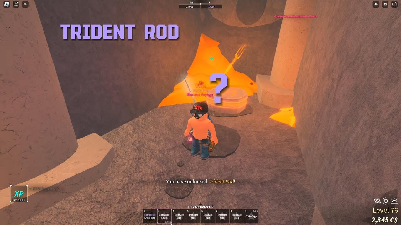 Tutorial on how to get trident rod fisch - YouTube