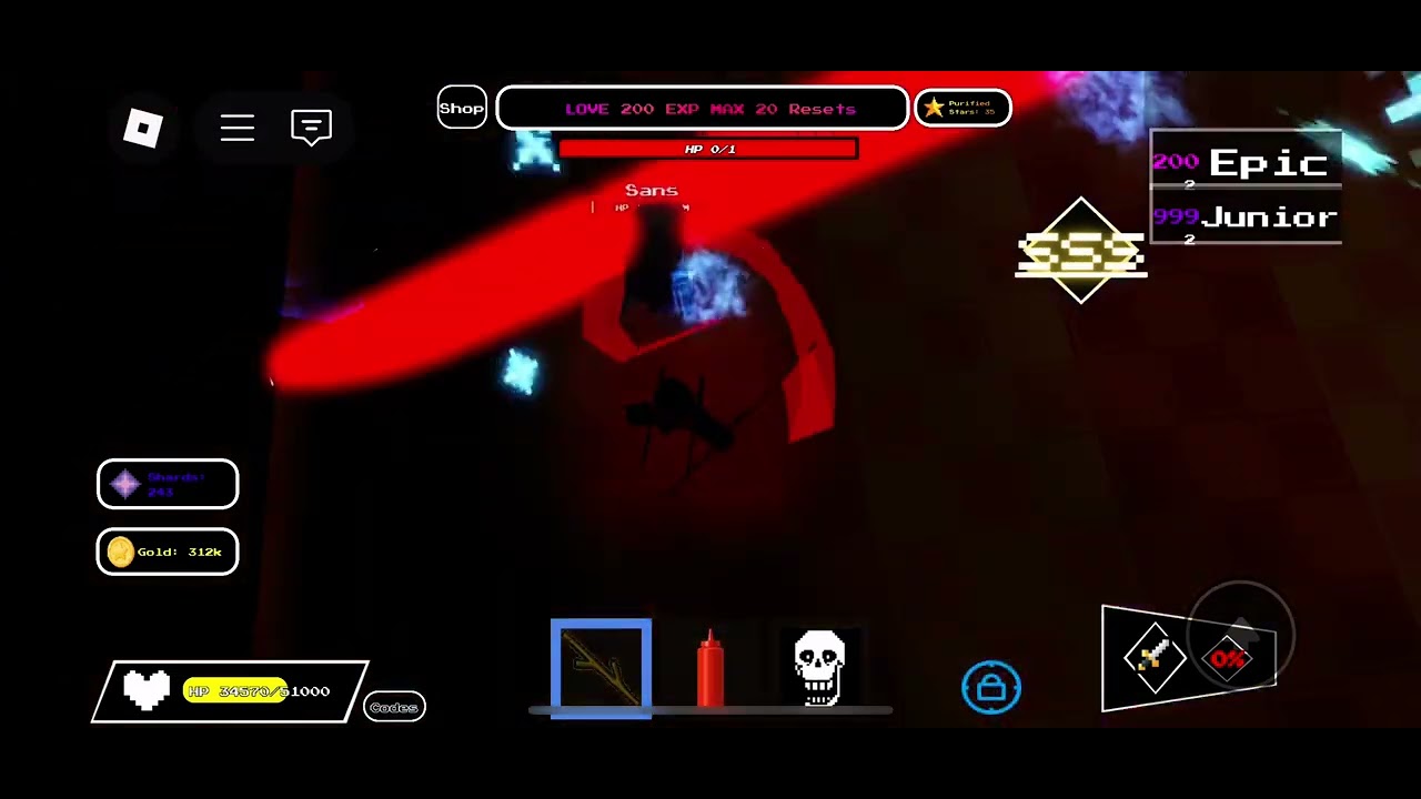undertale:the lost souls|Bone walker victory! - YouTube