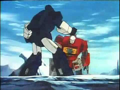 Transformers Headmasters - Soundwave and Broadcast duel - YouTube