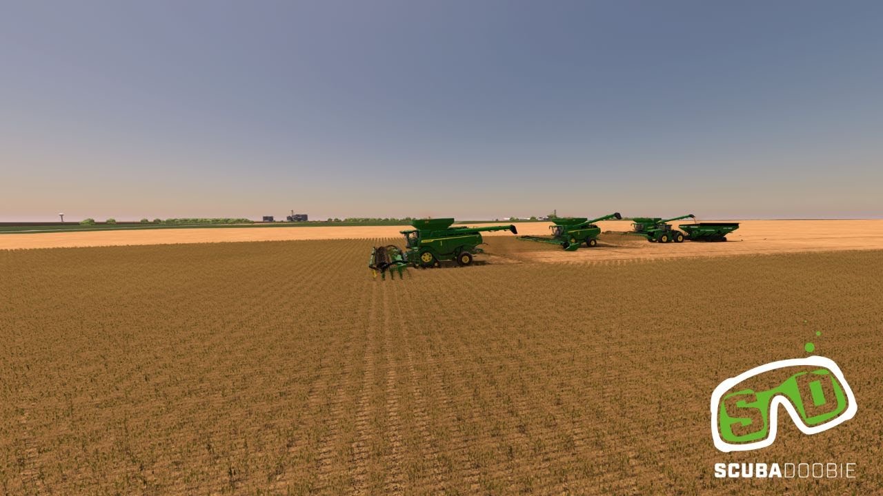 🔴 LIVE - Big Flats Texas Map w/ScubaSquad Harvest is on! | Farming ...