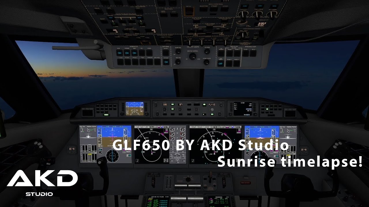 AKD Studio GLF650 - Sunrise timelapse - YouTube
