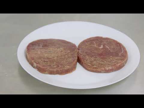 How to make processed steaks with transglutaminase (TG)? - YouTube