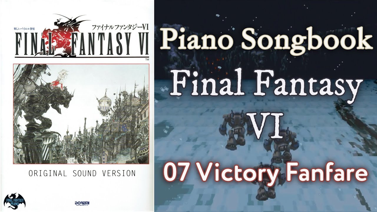 Piano Songbook ~ Final Fantasy VI ~ 07 Victory Fanfare - YouTube