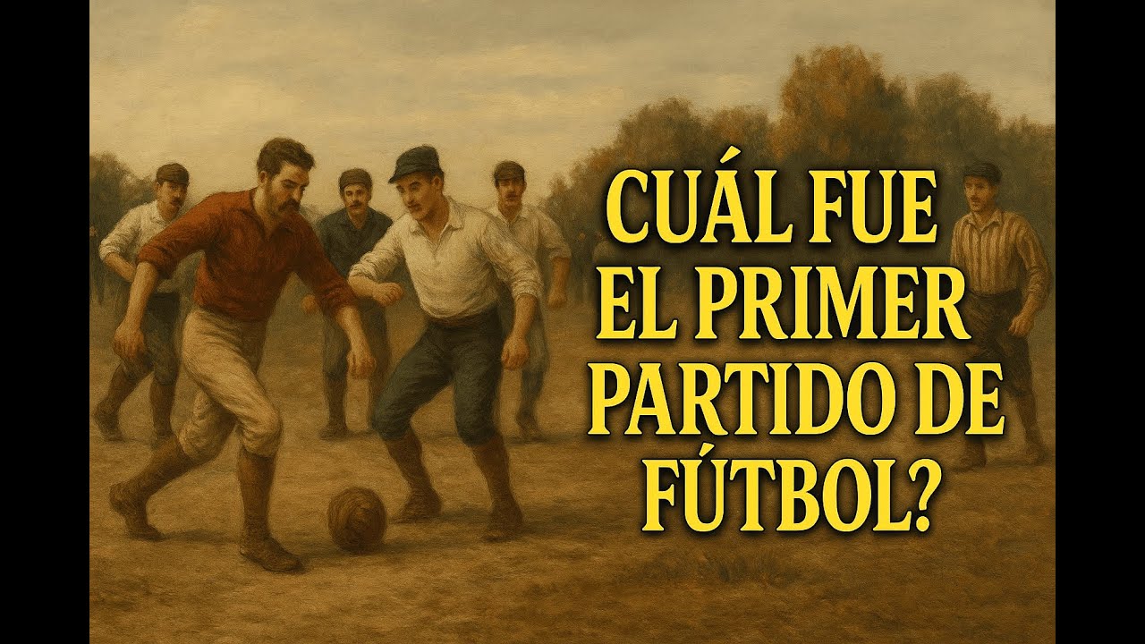 ⚽🔥 Historia del Primer partido de Futbol - Historia del Primer Partido ...