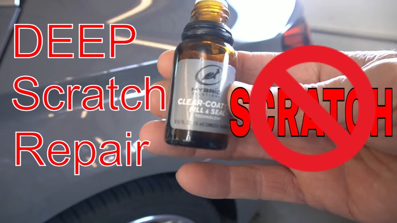 This Is When You Need The Filling Capabilities Of Turtle Wax Hybrid Solutions Scratch Repair Kit ...