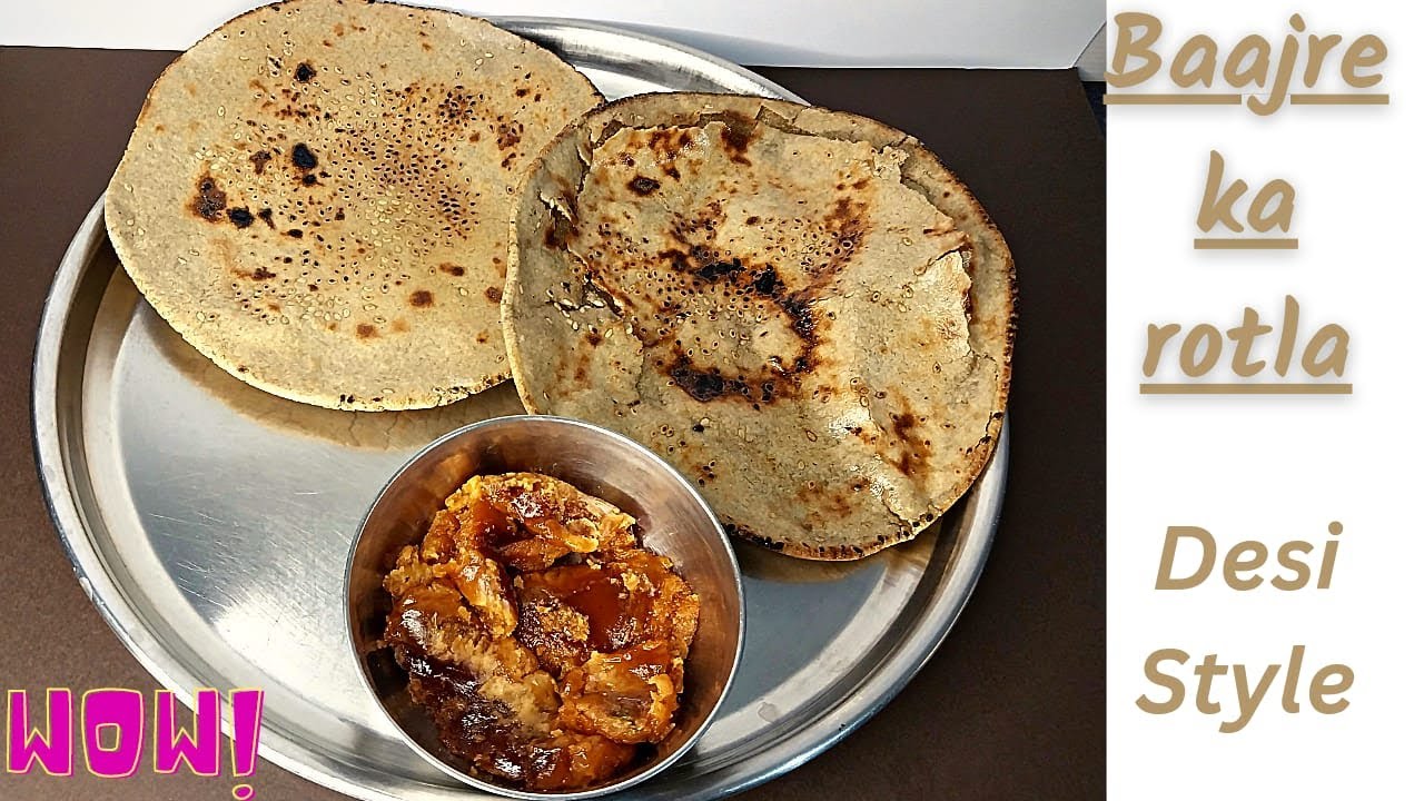 Baajre ka Rotla recipe | Baajri Na Rotla In Hindi | Desi Style Baajra ...
