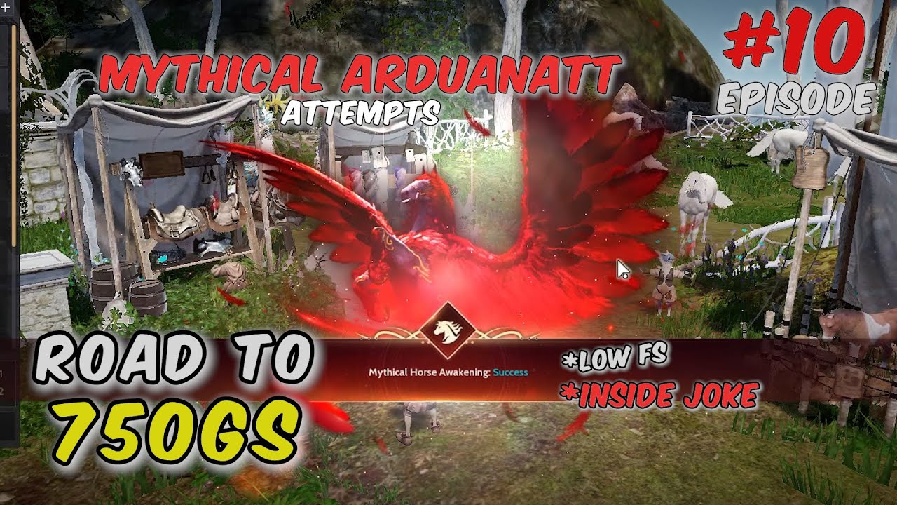 Mythical Arduanatt: T10 Dream Horse, PvP, Enhance, PVE| Road To 750 GS ...