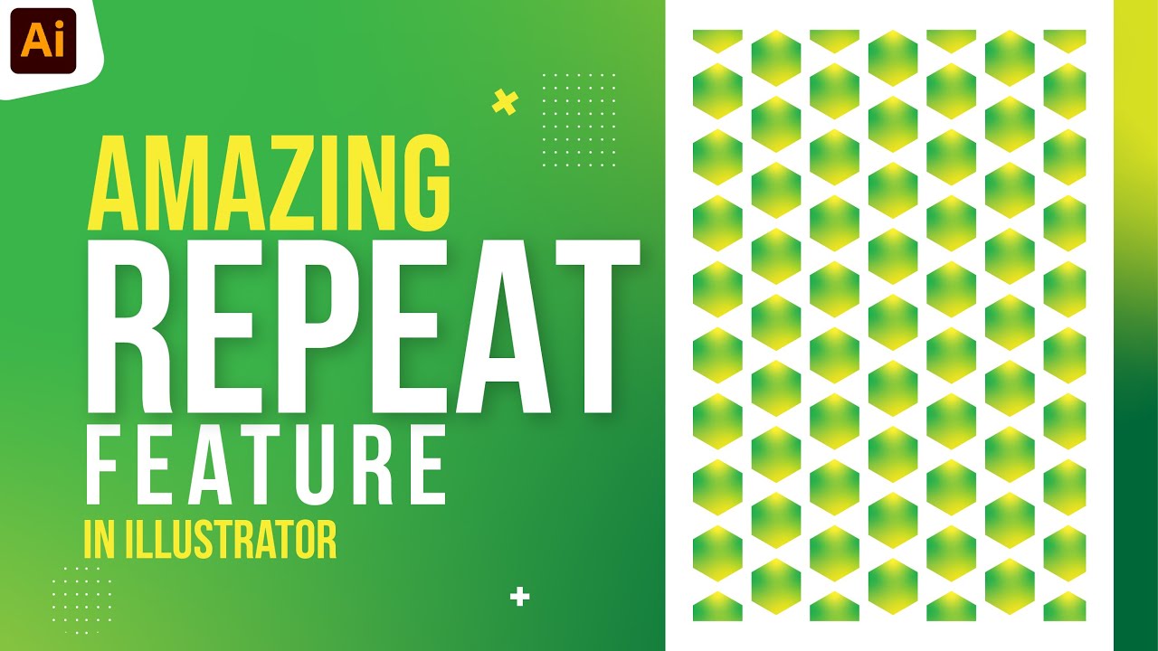 Amazing Repeat Feature in Illustrator | Illustrator Tutorial - YouTube