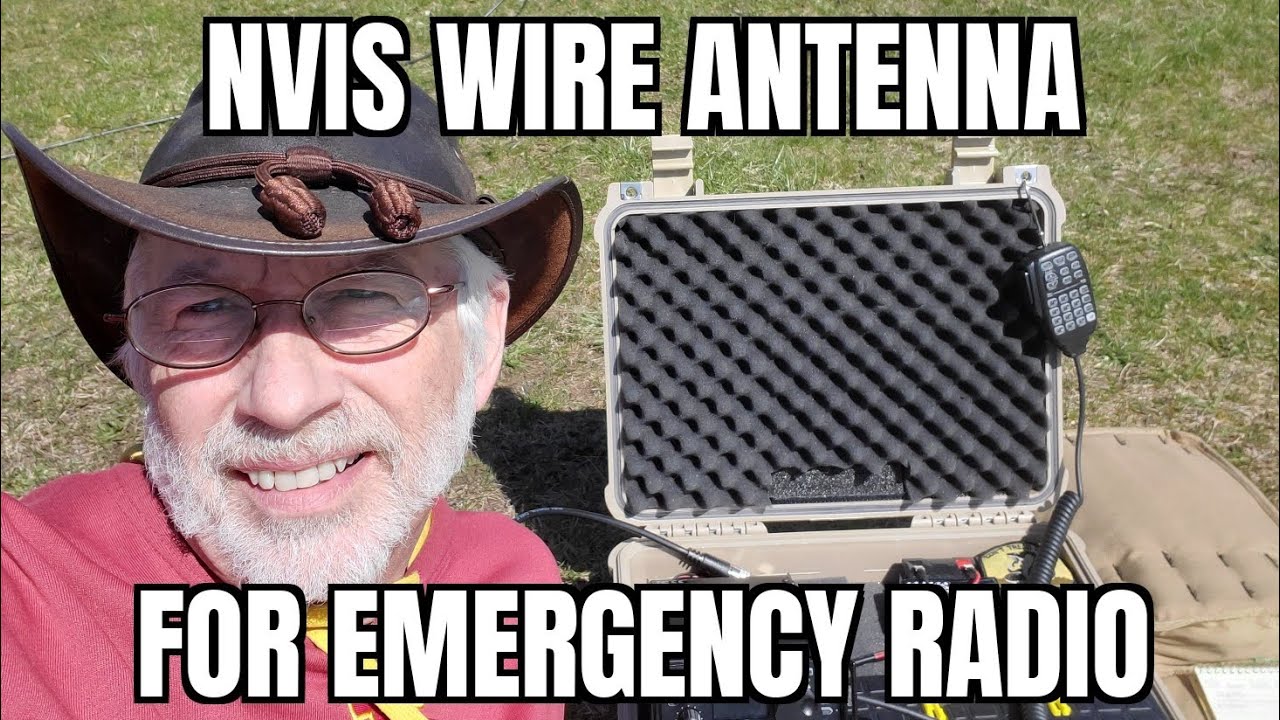 NVIS wire antenna for Emergency radio - YouTube