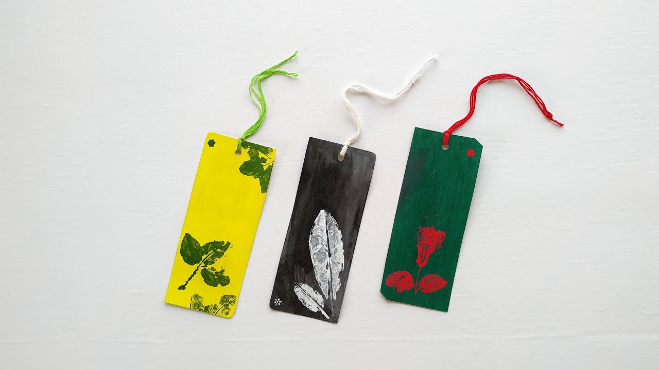 Easy and Beautiful Bookmarks Making | DIY Bookmark Ideas | Dinesh Arts ...