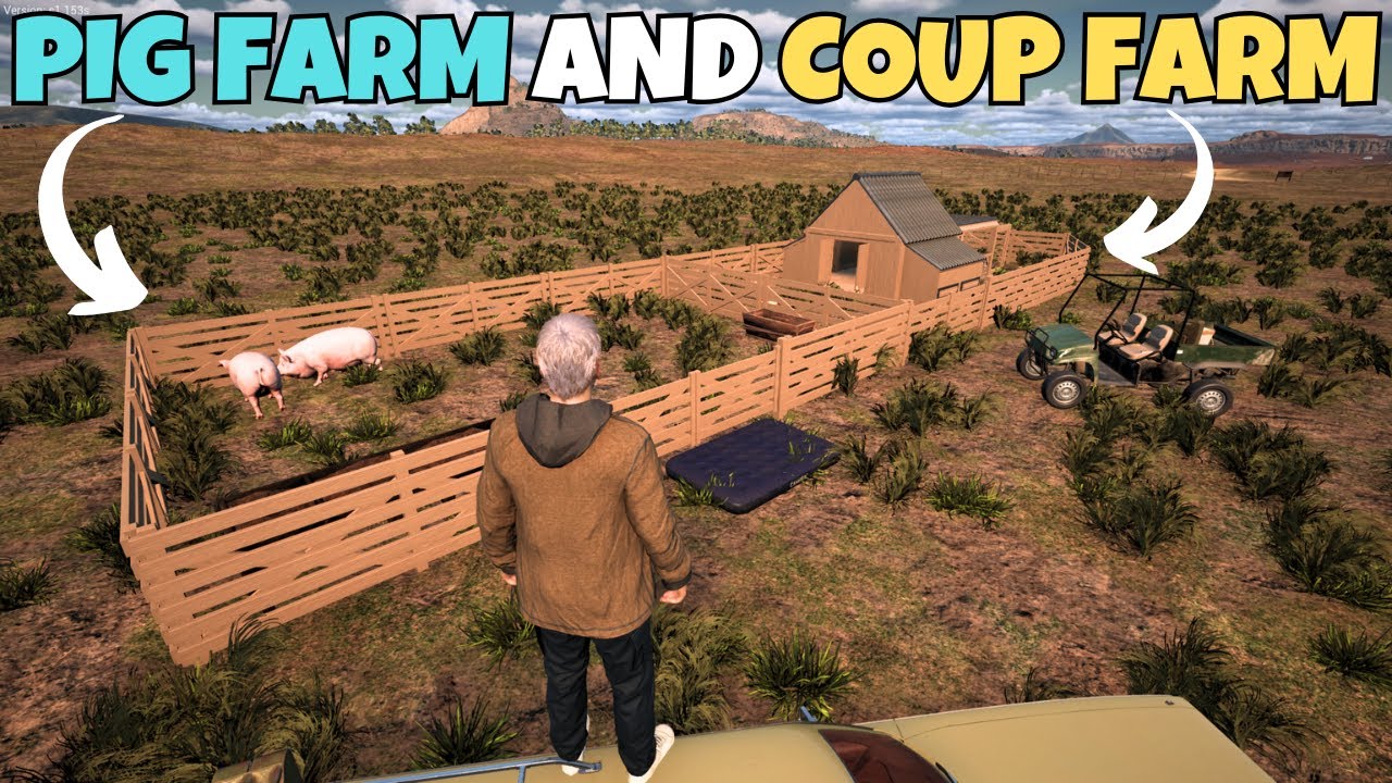 MASSIVE COUP FARM AND PIG FARM | RANCH SIMULATOR #3 - YouTube