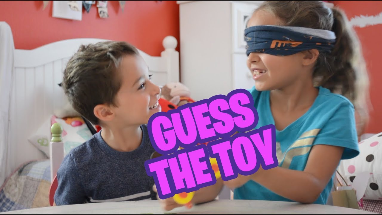 Blindfold Challenge - Guess The Toy - YouTube