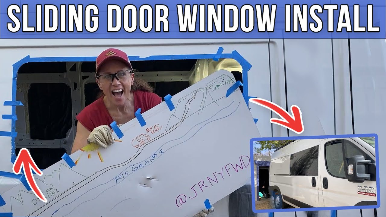 Promaster Window Install | CR Laurence Sliding Door Window Install ...