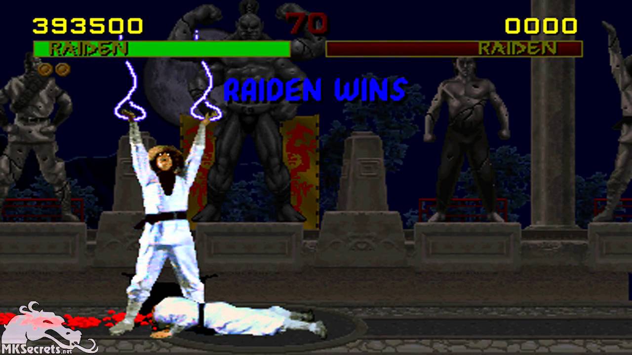 Mortal Kombat Raiden Fatality - Electric Decapitation - YouTube