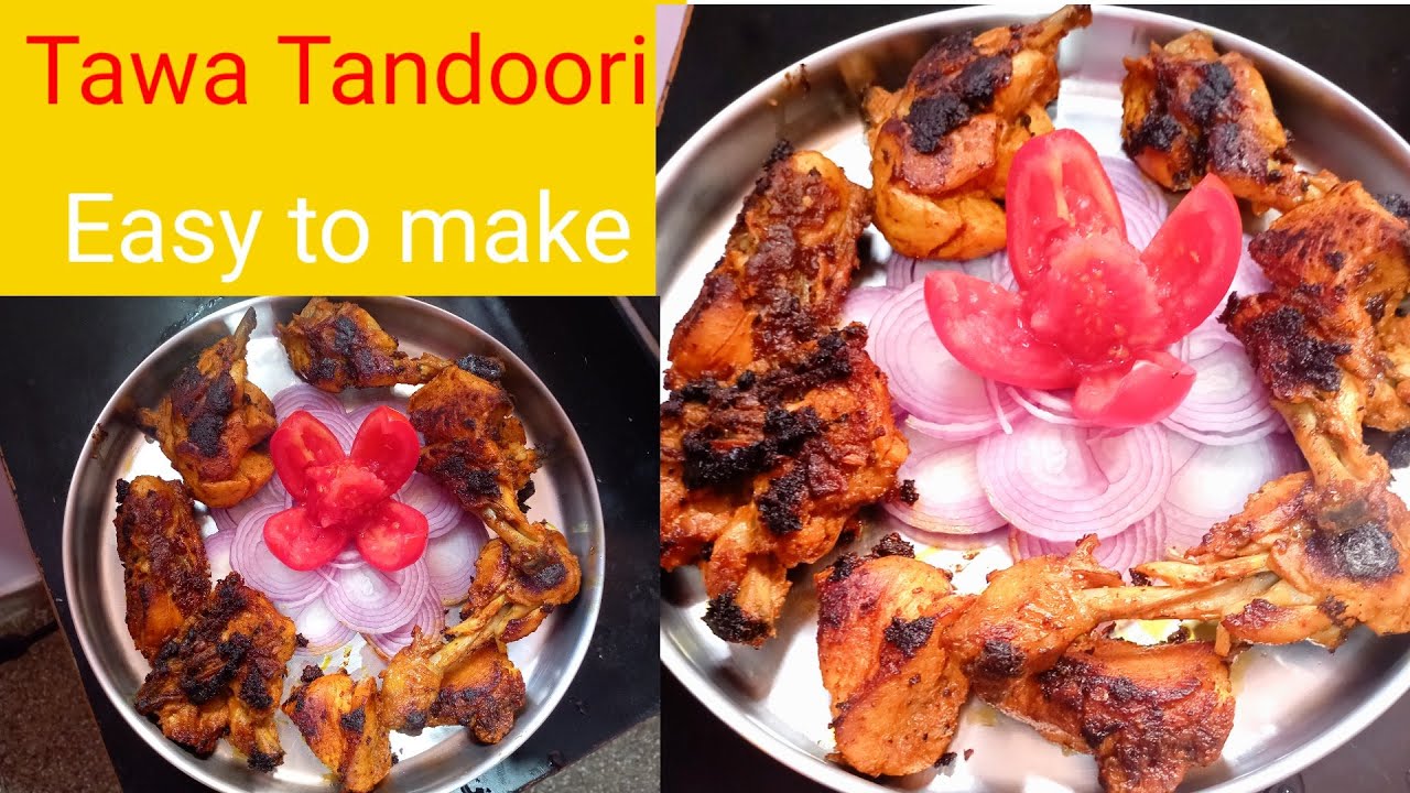 Tawa Tandoori Chicken Recipe - How to make Tawa Tandoori Chicken - YouTube