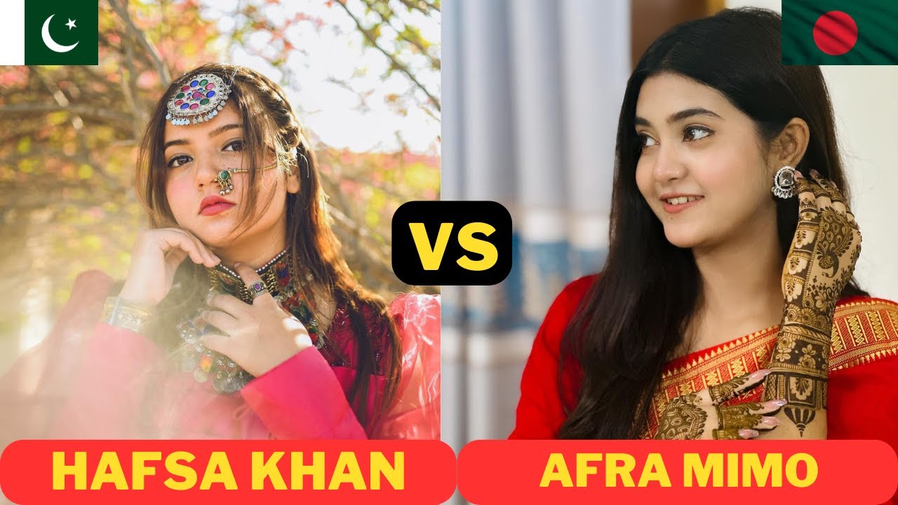 Afra vs Hafsa TikTok Battle | Bangladesh vs Pakistan - YouTube