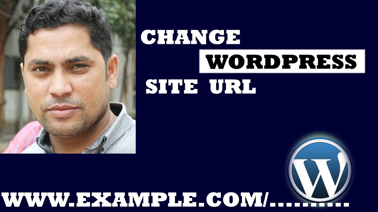 how to change wordpress site url 2018 - YouTube